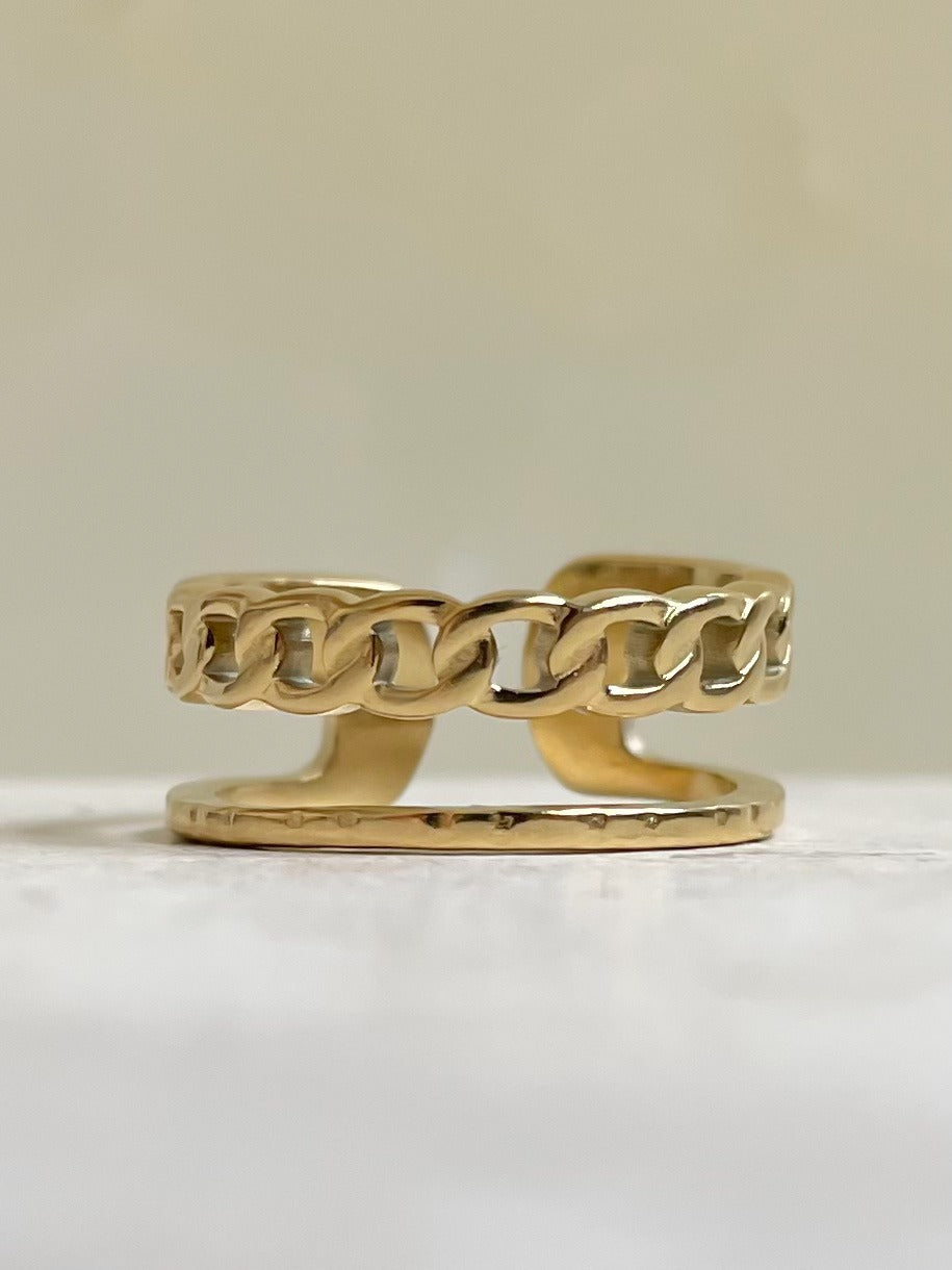 2 Layer Chain Ring – Clé de Lune